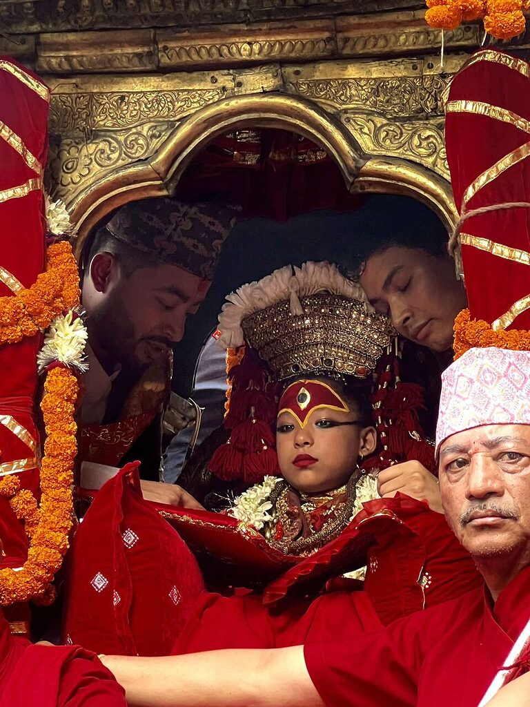 Kumari - The Sacred Revered Living Goddess of Nepal Heritage